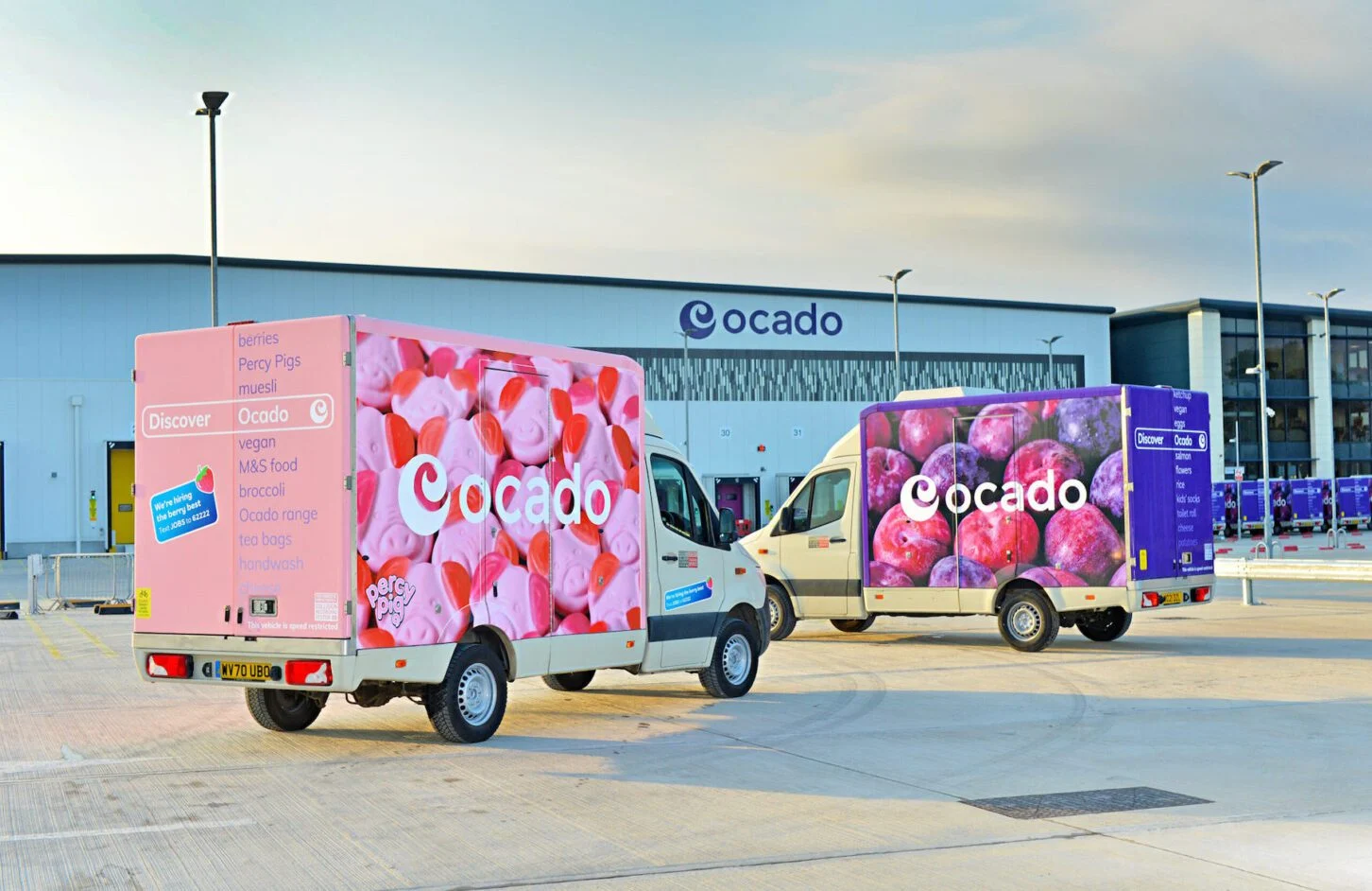 Ocado launches robotic centre in Luton as sales rise